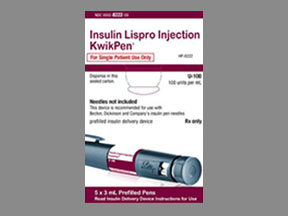 Insulin Lispro (1 Unit Dial) 3ML of 100UNIT/ML : Coupons & Prices - Rx.com